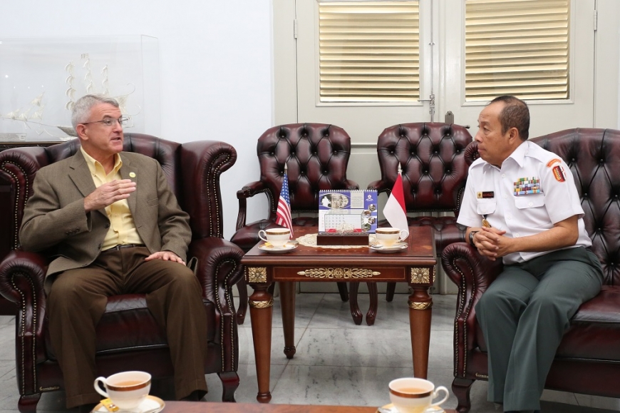 Lemhannas RI dan The Daniel K. Inouye APCSS Bicarakan Rencana Kerja Sama